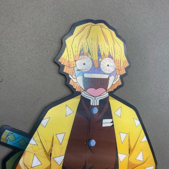 Other | Demon Slayer Zenitsu Agatsuma 3d Lenticular Motion Car Sticker ...